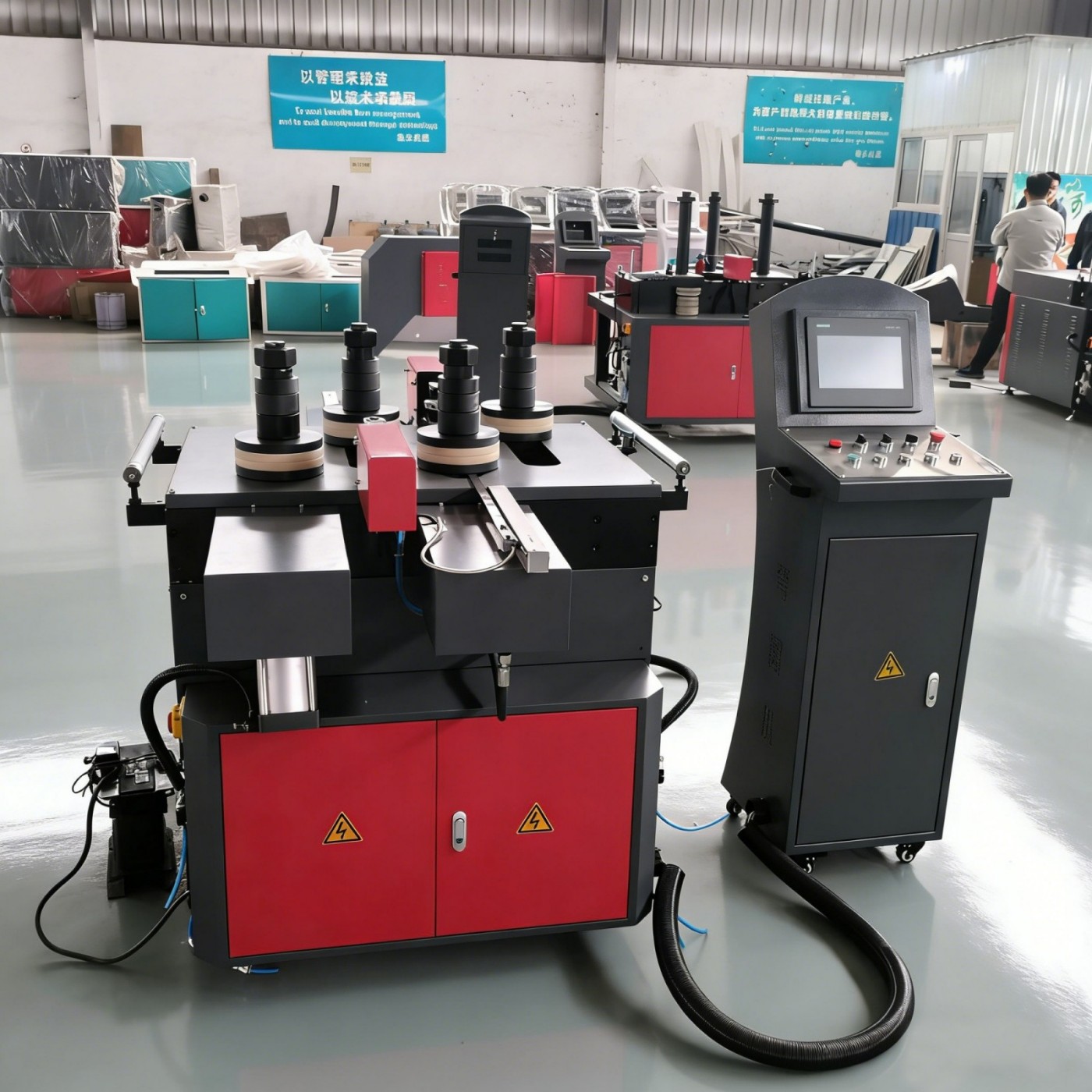 CNC 4-Roller Roll Bending Machine for Aluminum Profiles